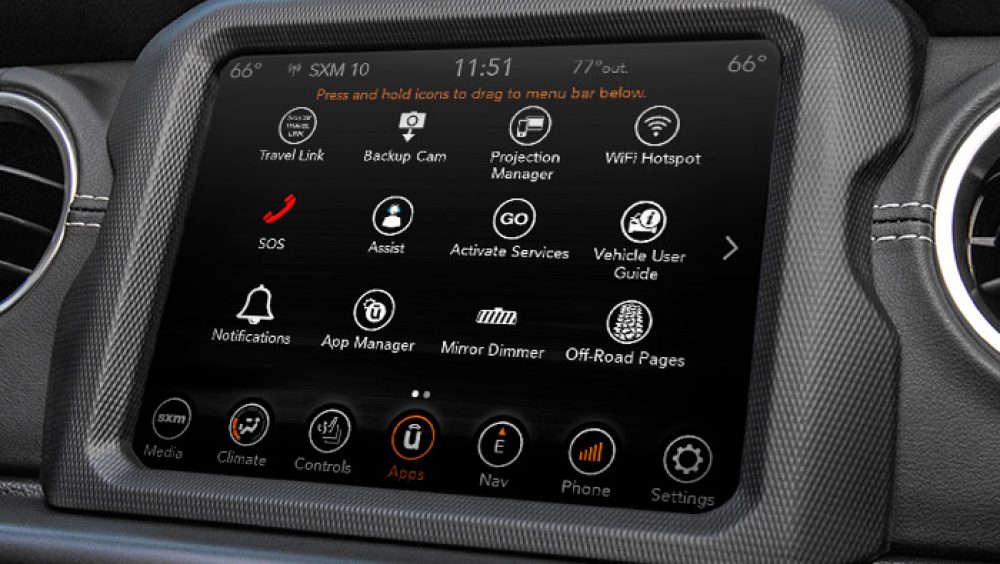 Jeep® Gladiator Technology - Uconnect® System & More